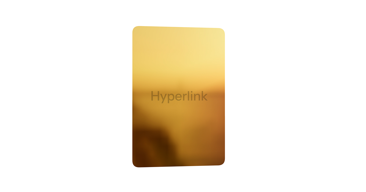 Hyperlink — One link a day